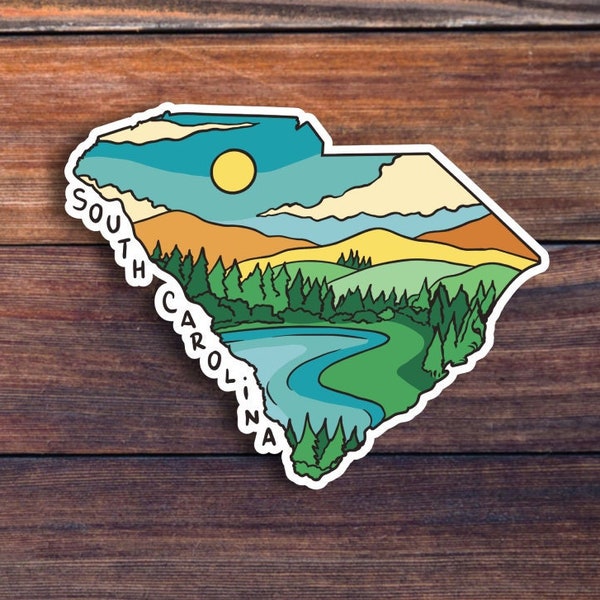 South Carolina Decal - Etsy