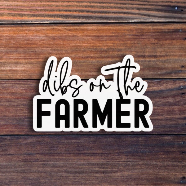 Farmer Sticker - Etsy