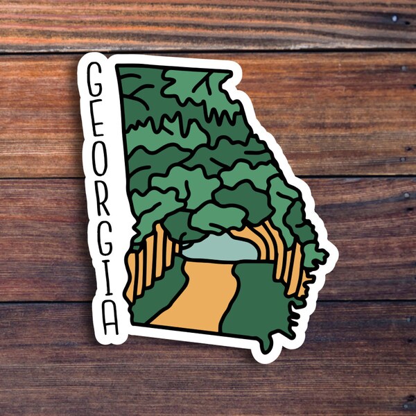 Georgia Vinyl Decal - Etsy