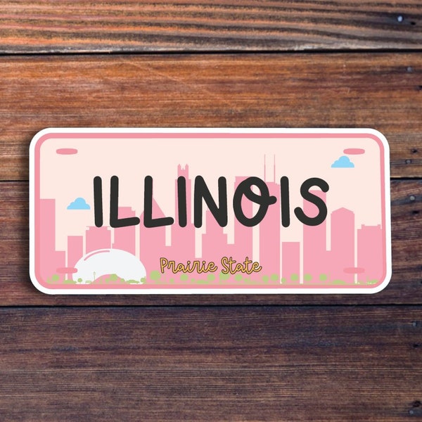 Illinois License Plate Svg - Etsy