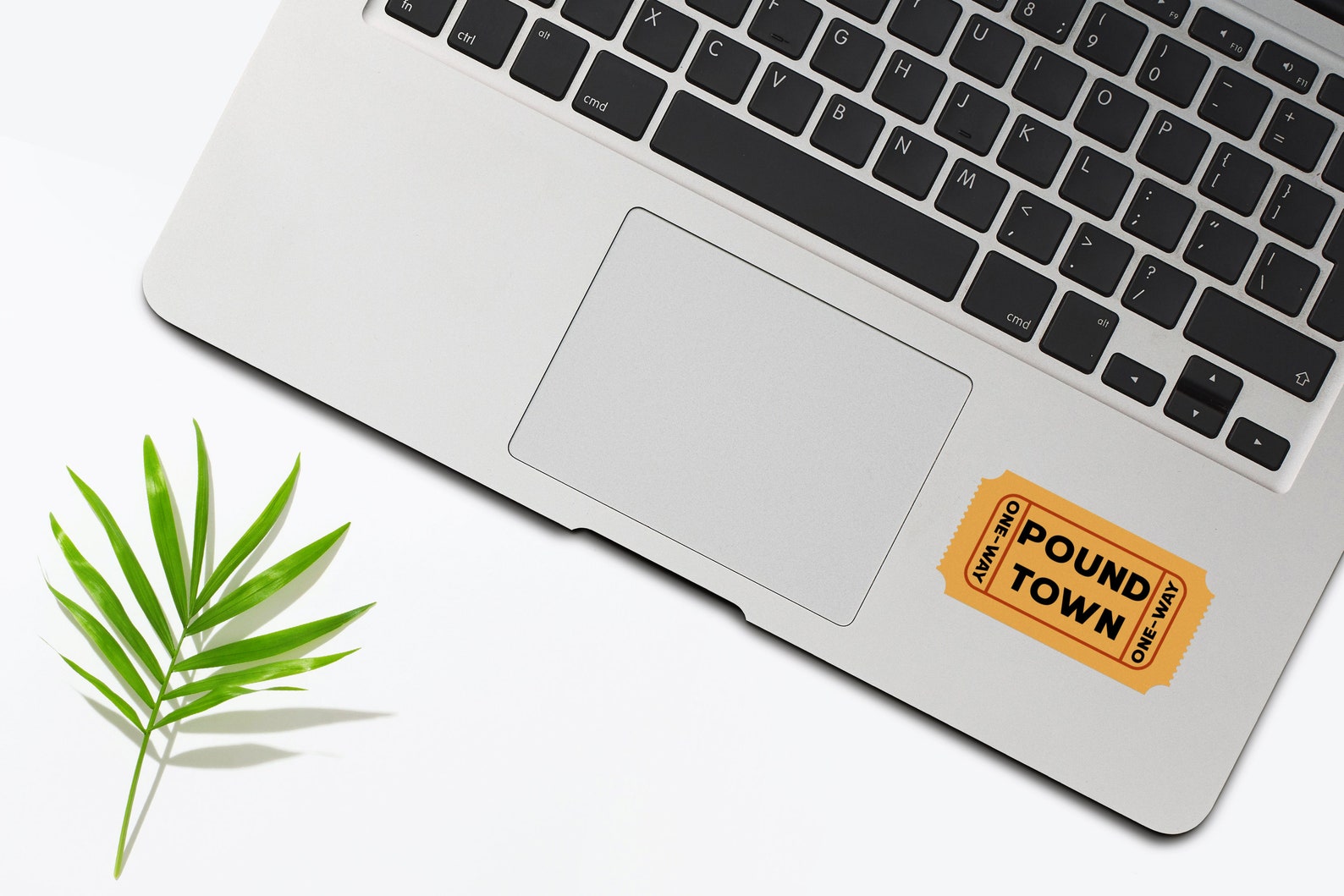 Pound Town Ticket Sticker, Funny Tumbler Water Bottle Laptop Planner ...