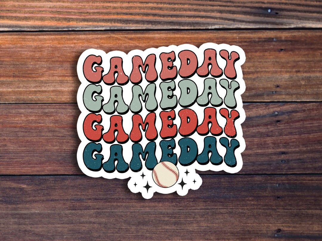 Baseball Game Day Sticker, T-mom Sticker, Baseball Sticker for Women ...