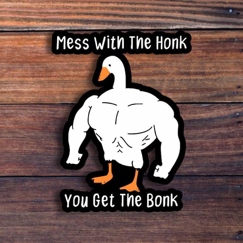 Mess With the Honk You Get the Bonk - Etsy