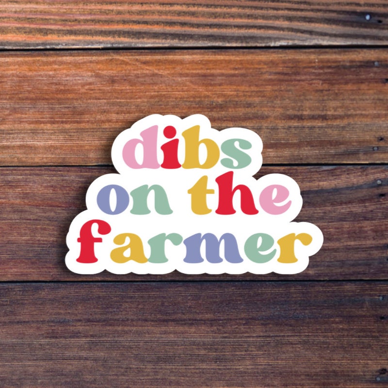 Farmer Sticker - Etsy