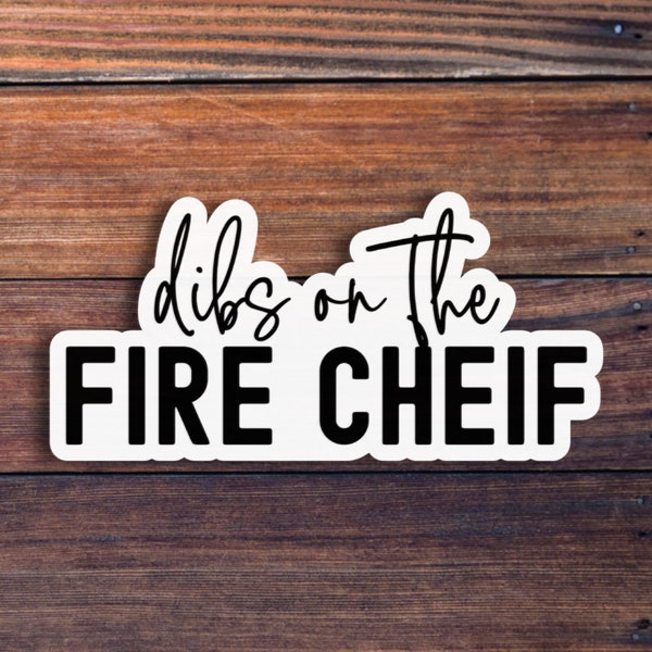 Fire Chief Stickers - Etsy