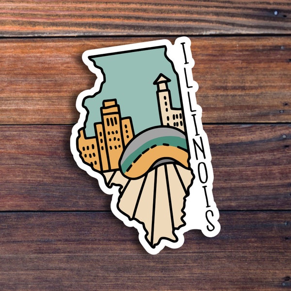 Illinois Decal - Etsy