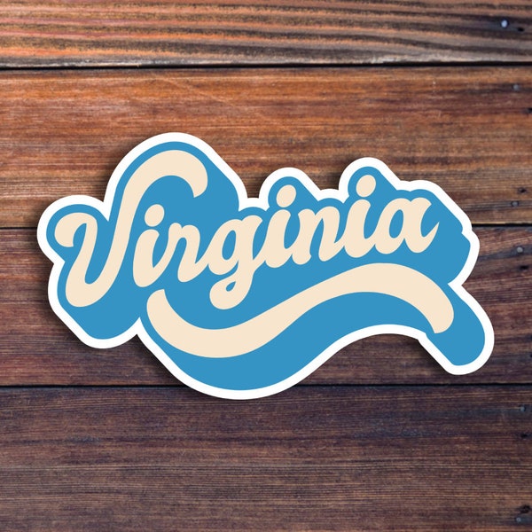 Virginia Vinyl Stickers - Etsy