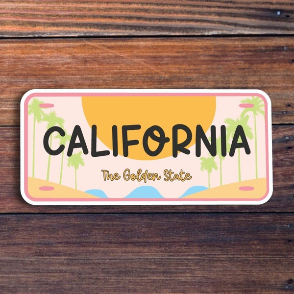 California Sticker - Etsy
