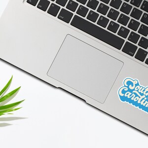 South Carolina Retro Text Vinyl Sticker, South Carolina Stickers, South ...