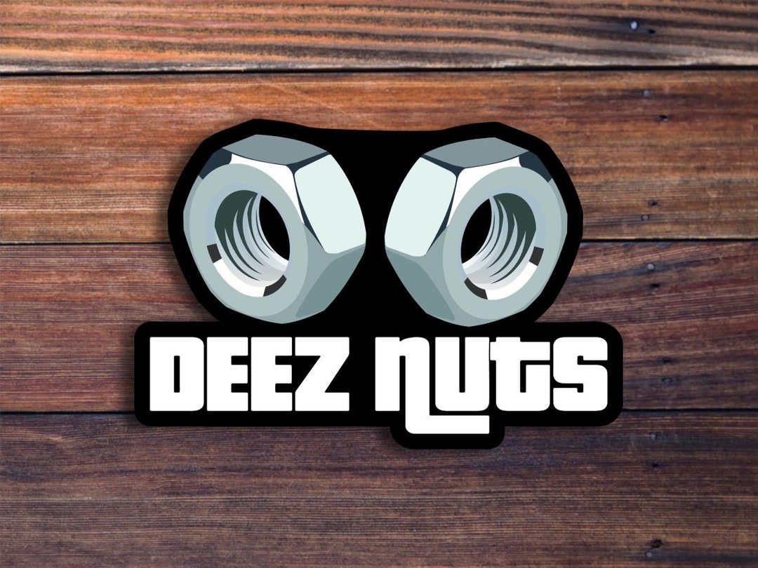 Deez Nuts Sticker, Funny Wire Nut Electrician Sticker for Toolbox, Car ...