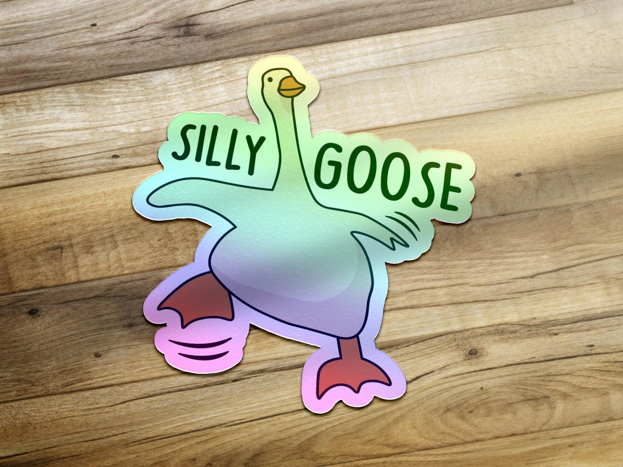 Silly Goose Sticker, Funny Sticker, Goose Sticker sold by Whole | SKU ...