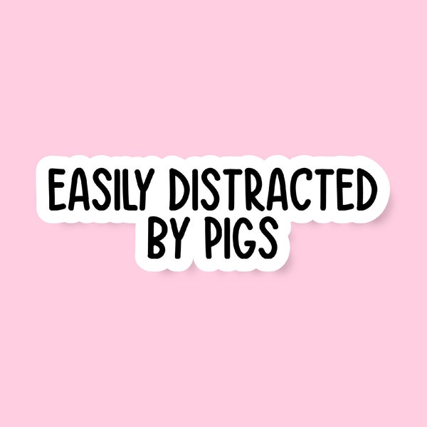 Pig Sticker Decal - Etsy