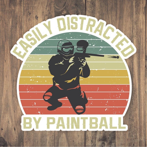 Paintball Sticker - Etsy
