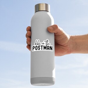 Dibs on the Postman Sticker, Postman Wife Mailman Sticker, Postman Gift ...