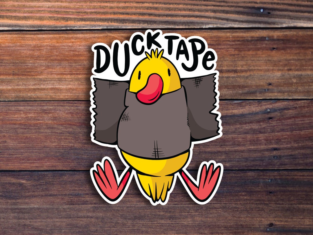 Ducktape Sticker, Funny Sticker, Pun Sticker, Meme Sticker, Duck ...