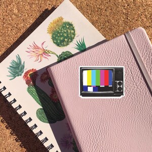 Retro Vintage Lost Signal TV Sticker, Television Sticker, Weird ...
