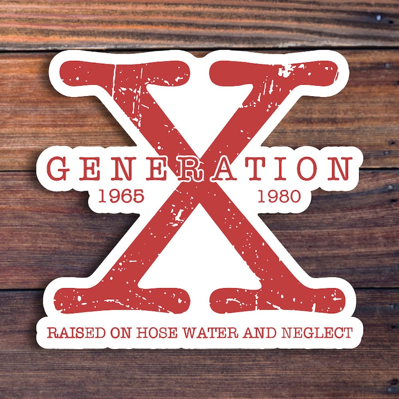 Sticker Gen X - Etsy