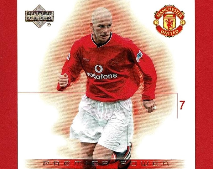 DAVID BECKHAM - ORIGINAL 2001 Footballer Trading Card - Manchester ...