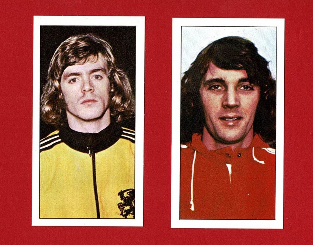 WORLD CUP '74 - Holland Players Rudi Krol & Johnny Repp - 1974 Football ...
