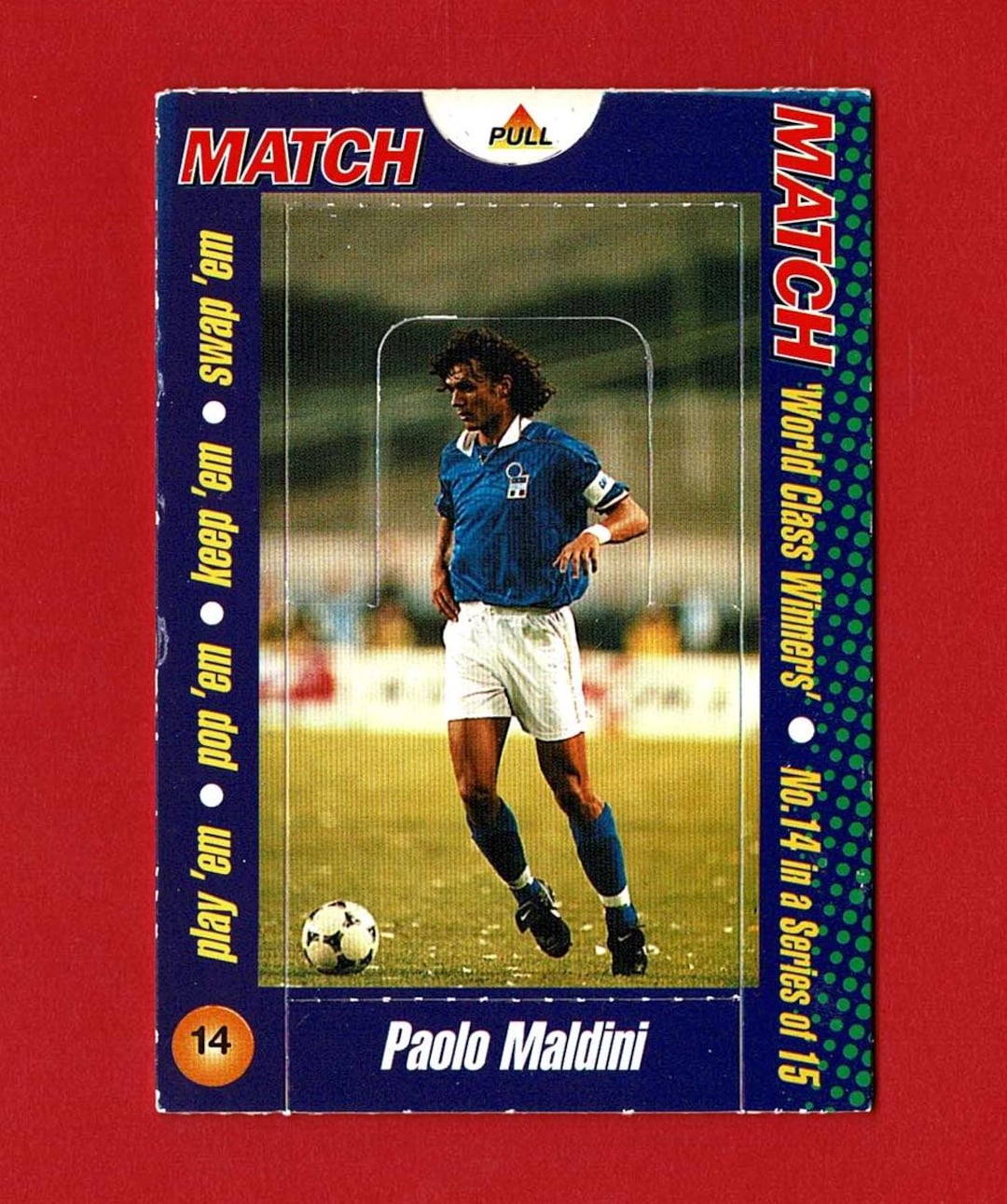 PAOLO MALDINI - FOOTBALL Pop-up Trading Card - Sported Magazine World ...