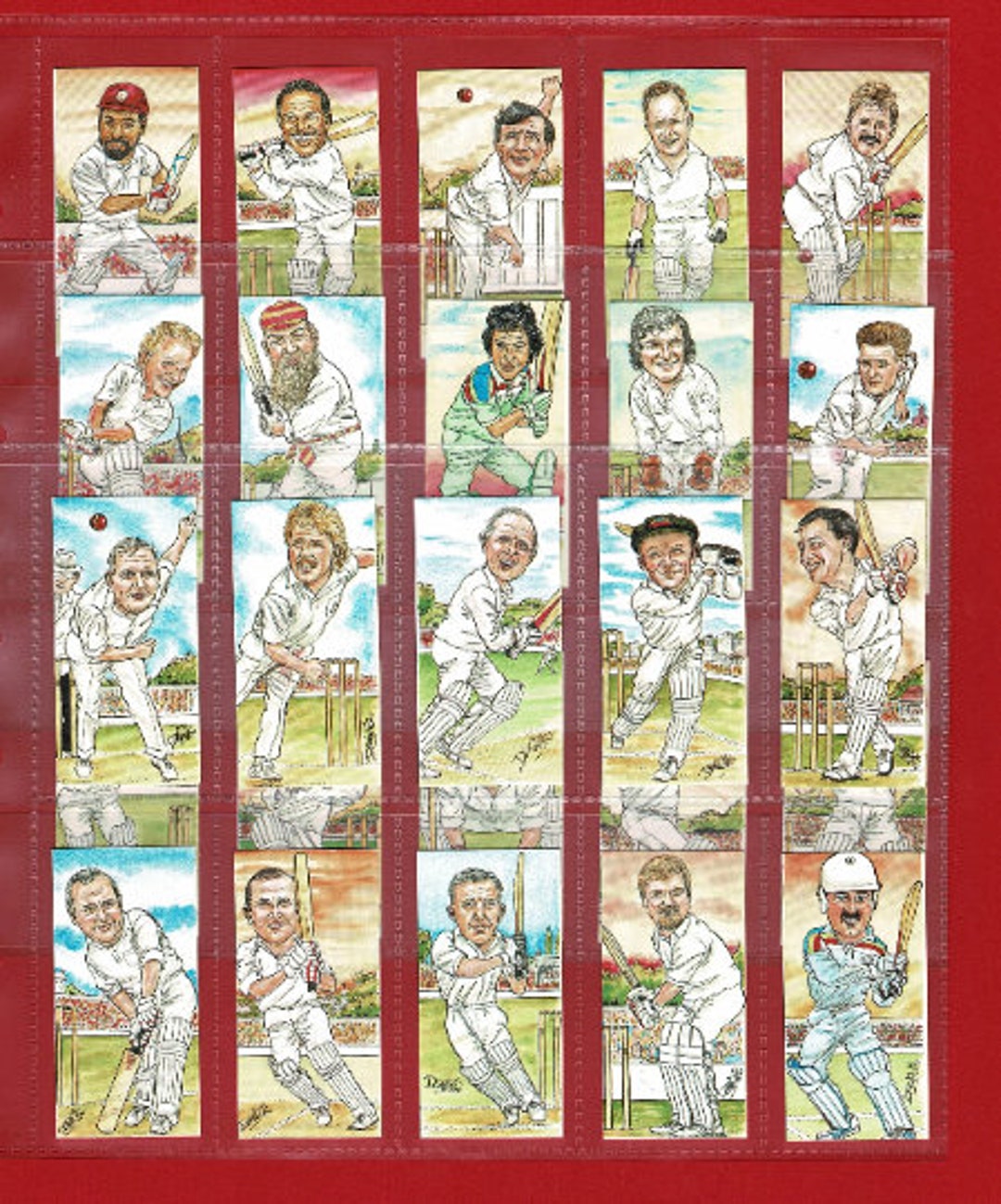 CRICKET CARDS - Marvels of the Middle - Ritchie & Co. - Full Set of ...