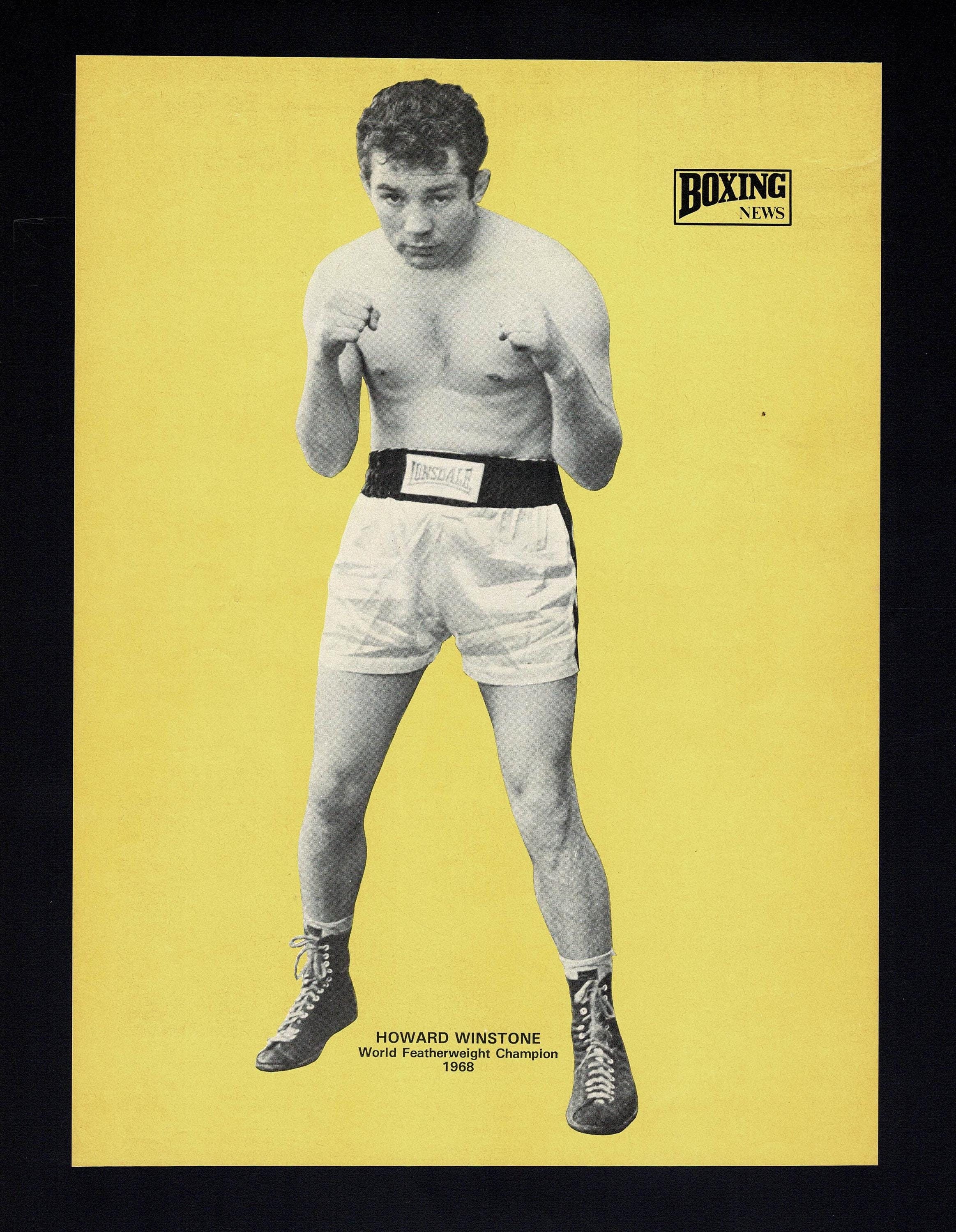 HOWARD WINSTONE Boxer - Boxing News Poster - Original - 11 1/4" X 8 1/4 ...