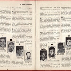 1952 'THE RING' BOXING Magazine 30th Anniversary Issue Original ...