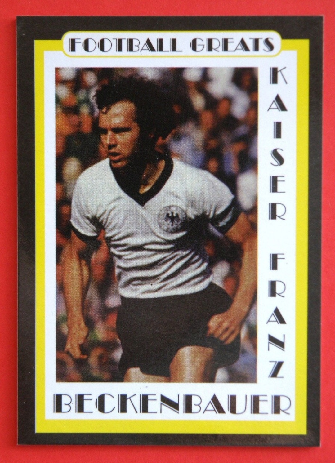 FRANZ BECKENBAUER Original 1990's Football Card 'football Greats' by ...
