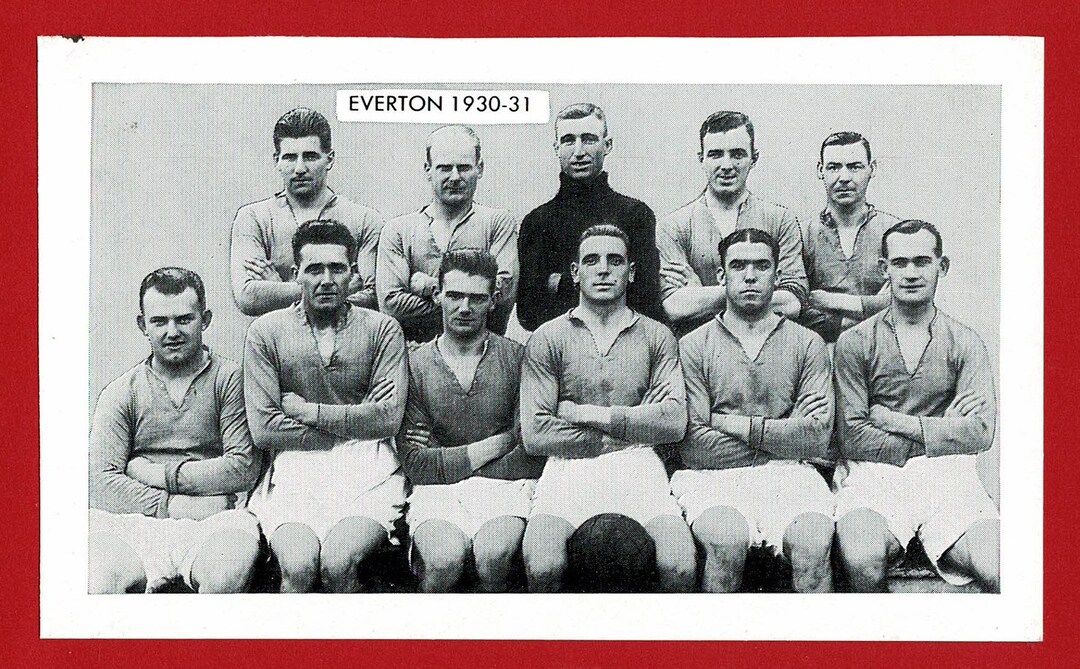 DIXIE DEAN / EVERTON Football Club Team Card 1930-31 - 'famous Teams in ...