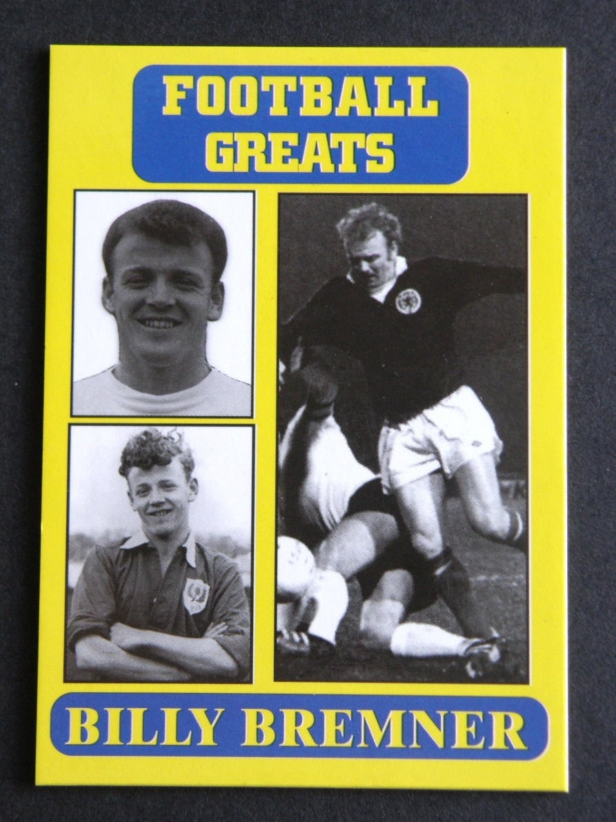 BILLY BREMNER Original 1990's Football Card 'football Greats' by the ...