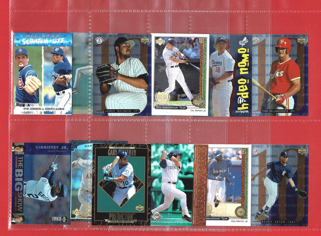 Selected U.S.A. MBL BASEBALL TRADING Cards - Upper Deck - Inc. Scratch ...