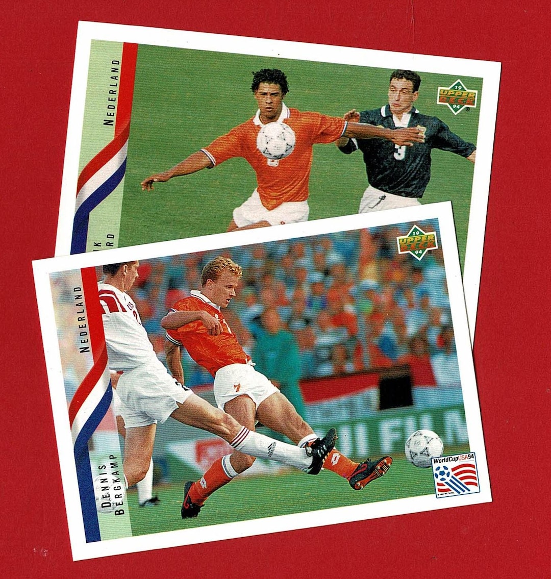 BERGKAMP & RIJKAARD (holland / Netherlands) - Original 1994 Footballer ...