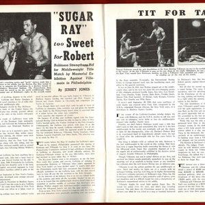 1950 'THE RING' BOXING Magazine - Original August 1950 Publication - Ft ...