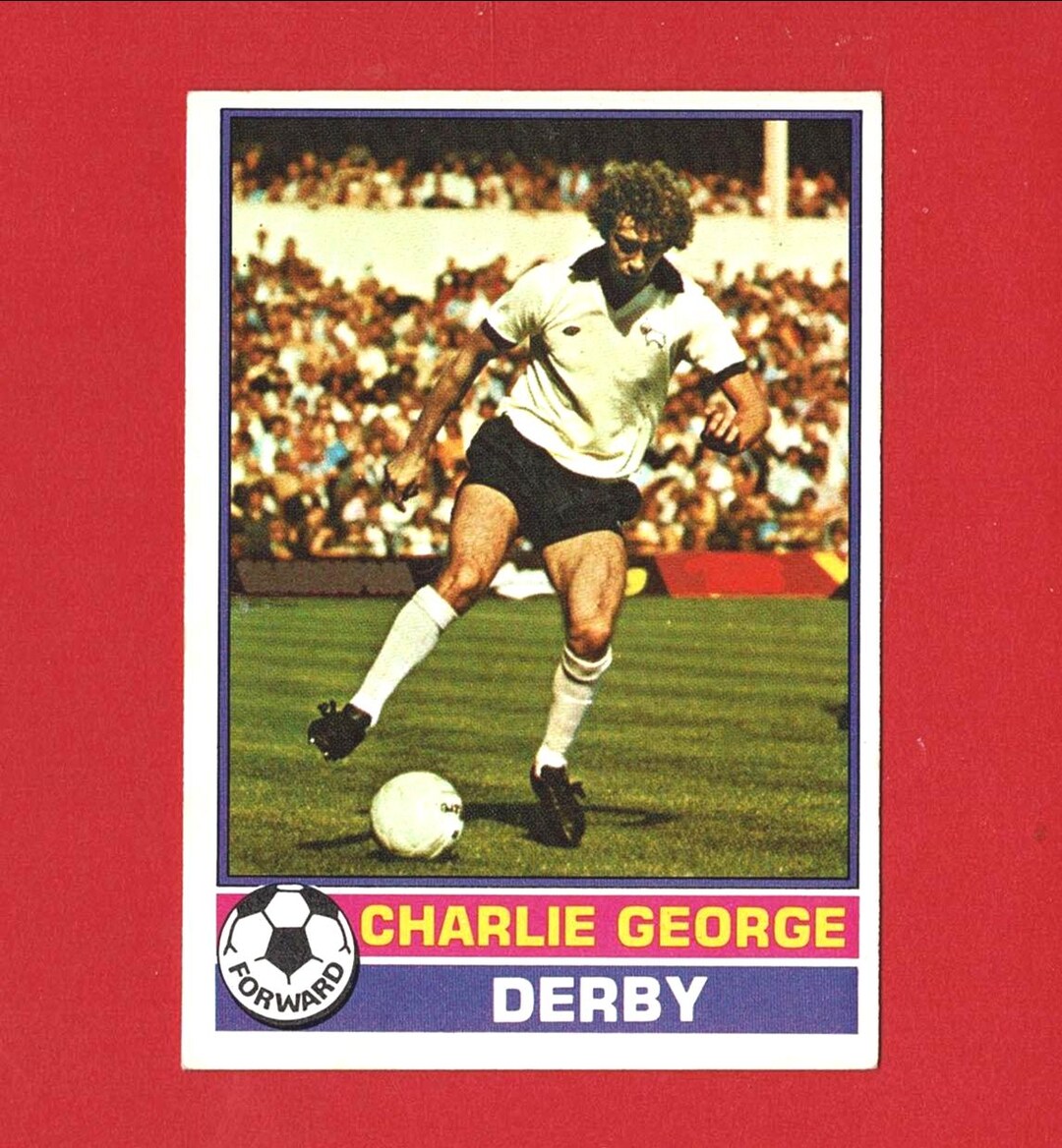 CHARLIE GEORGE - Original 1977 Footballer Gum Trading Card - Arsenal ...