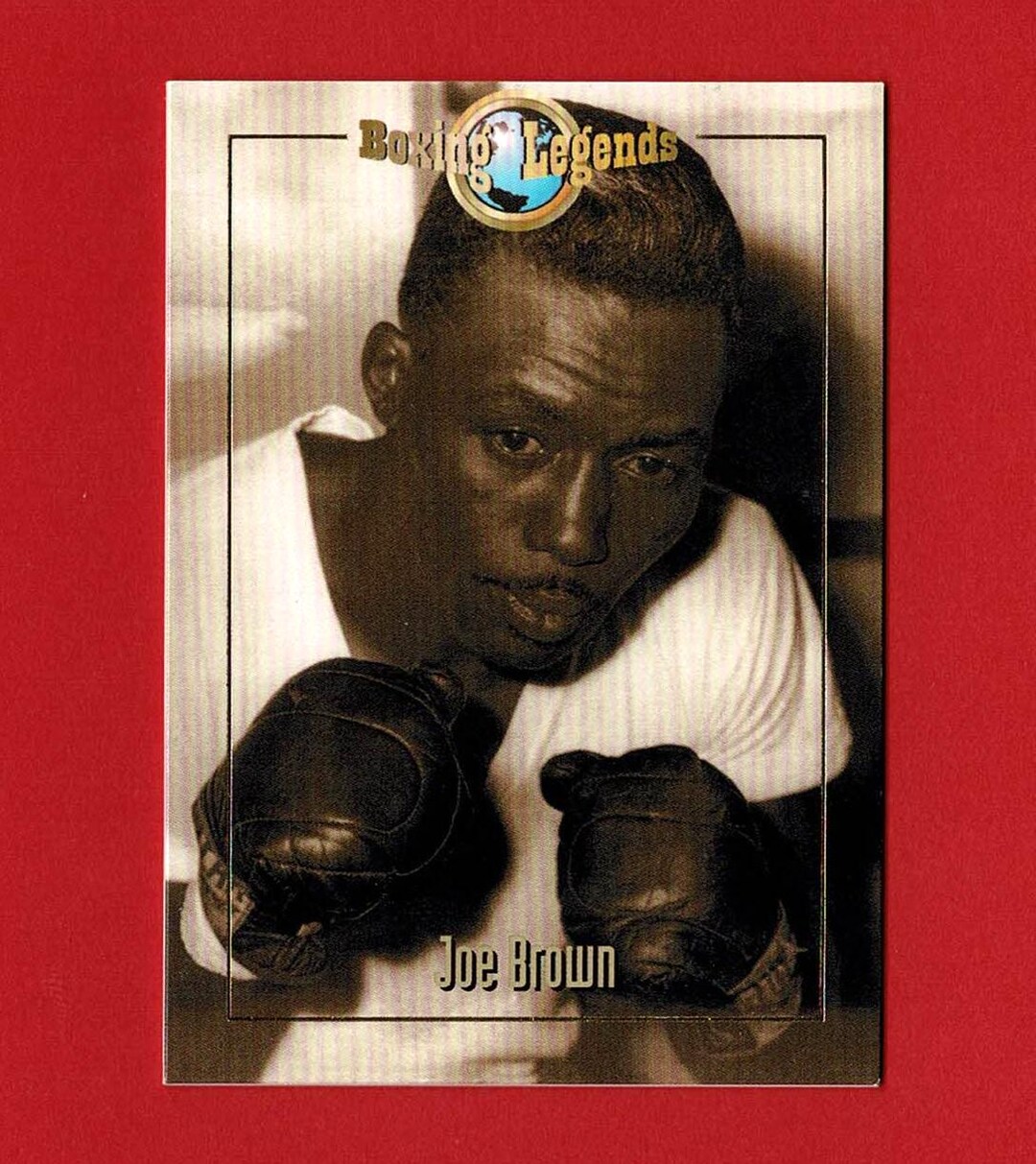 JOE BROWN - BOXER Trading Card - Boxing Legends - Limited Edition (just ...