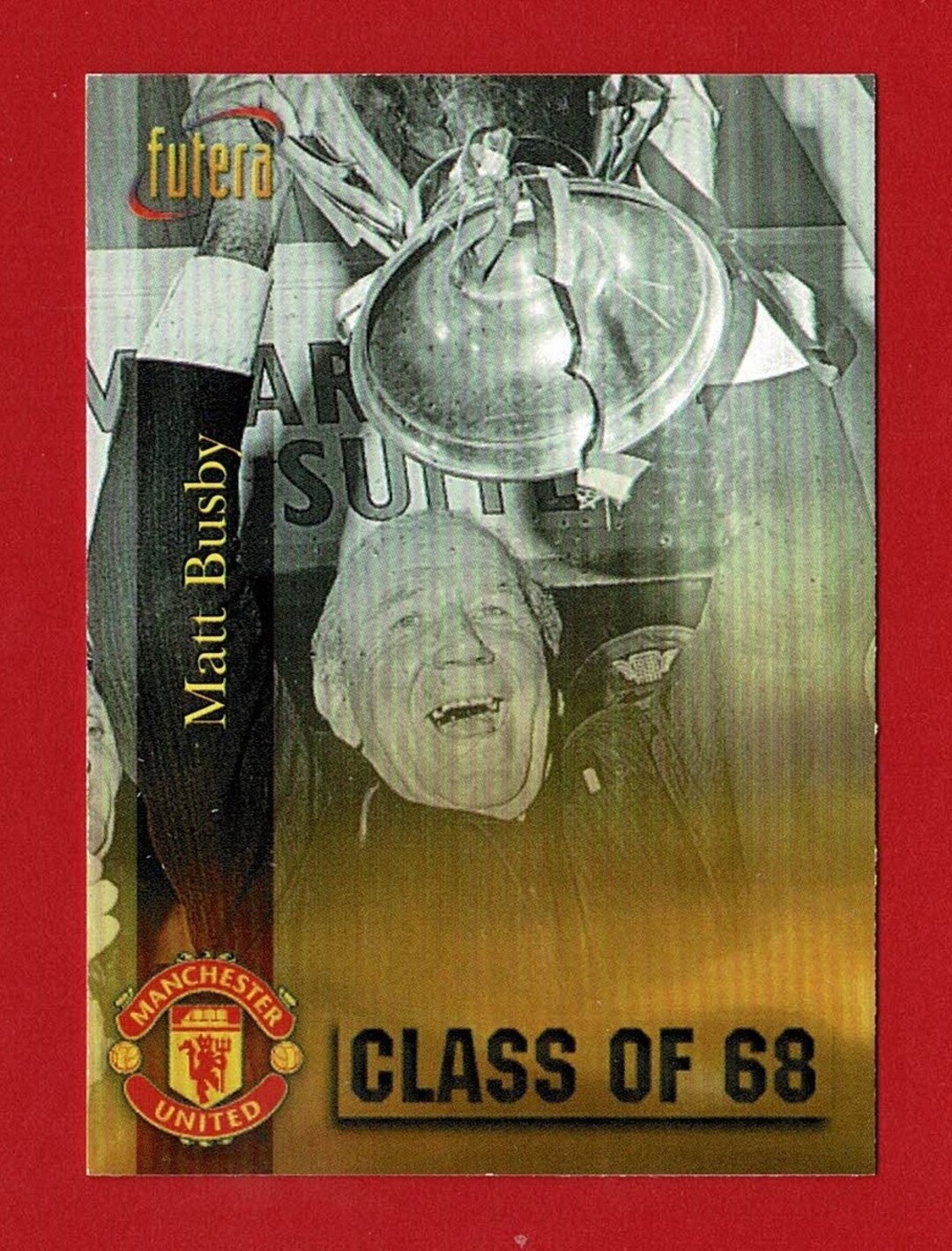 SIR MATT BUSBY - Original 1998 Footballer Trading Card - Manchester ...