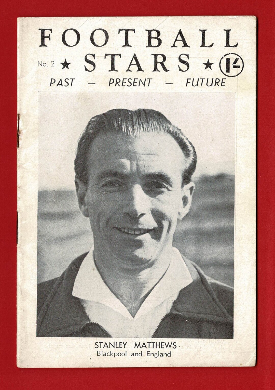 1950's FOOTBALL STARS PUBLICATION Footballer Photograph Booklet Stanley ...