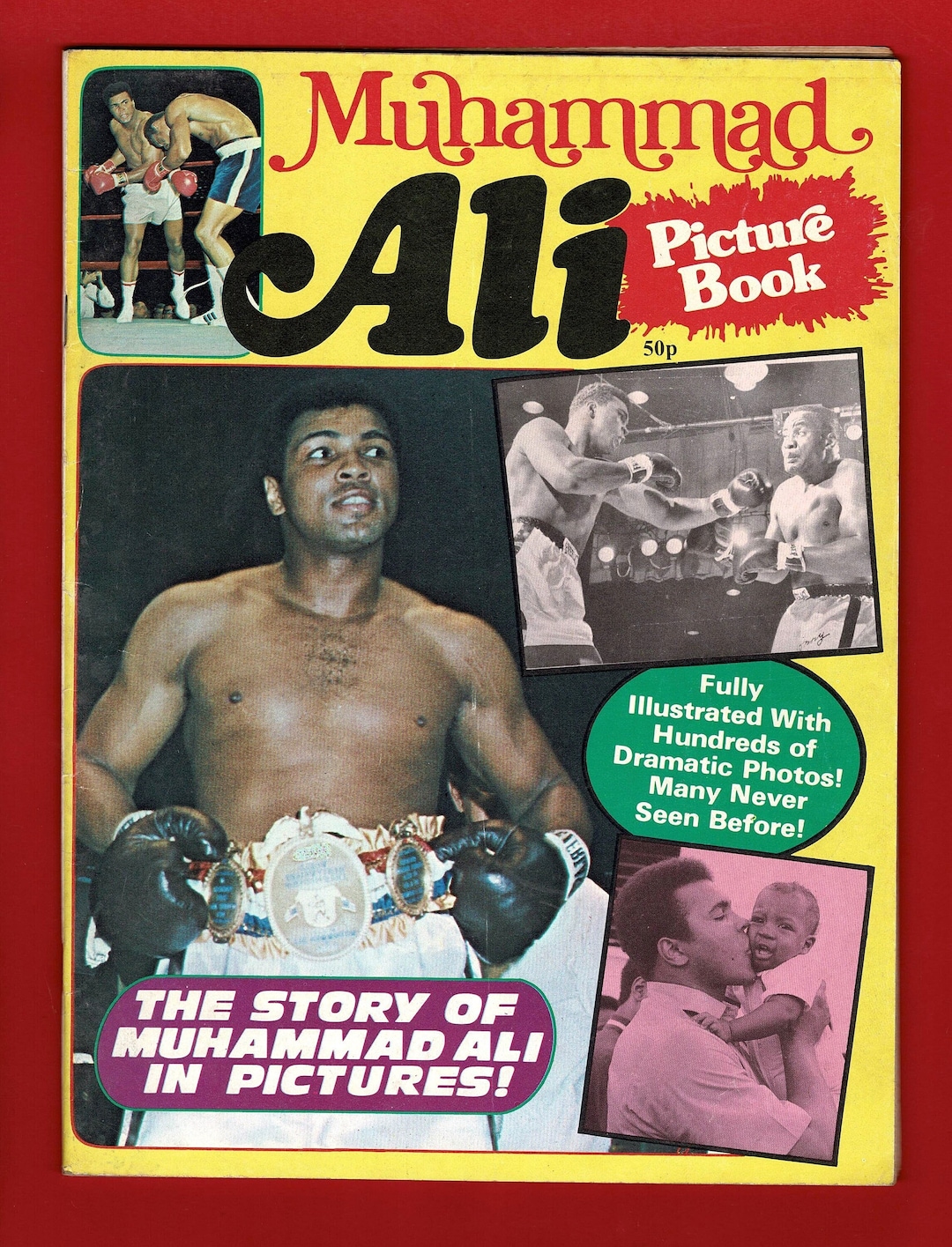 Reduced!! MUHAMMAD ALI Picture Book MAGAZINE - Original Publication ...