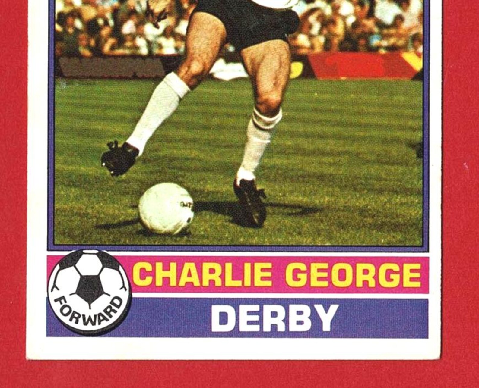CHARLIE GEORGE - Original 1977 Footballer Gum Trading Card - Arsenal ...