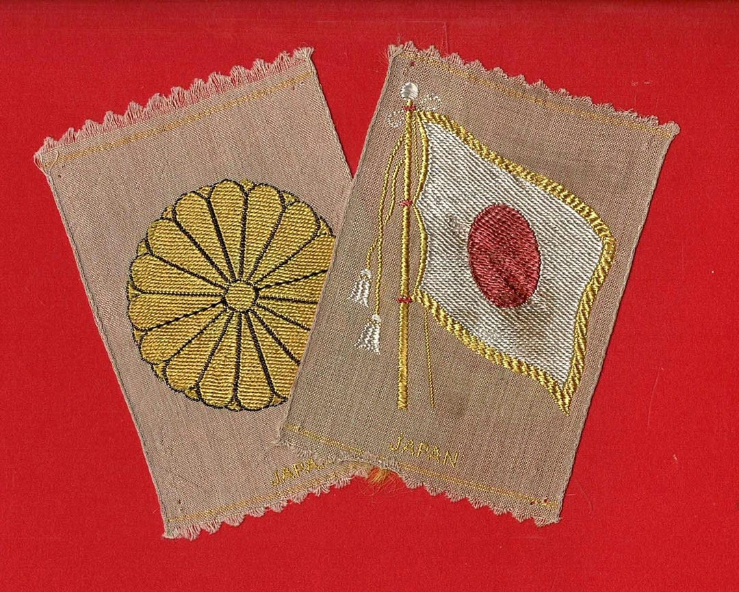 JAPAN - 1930 SILK Flags - National Flag, Standard Flag & Arms ...
