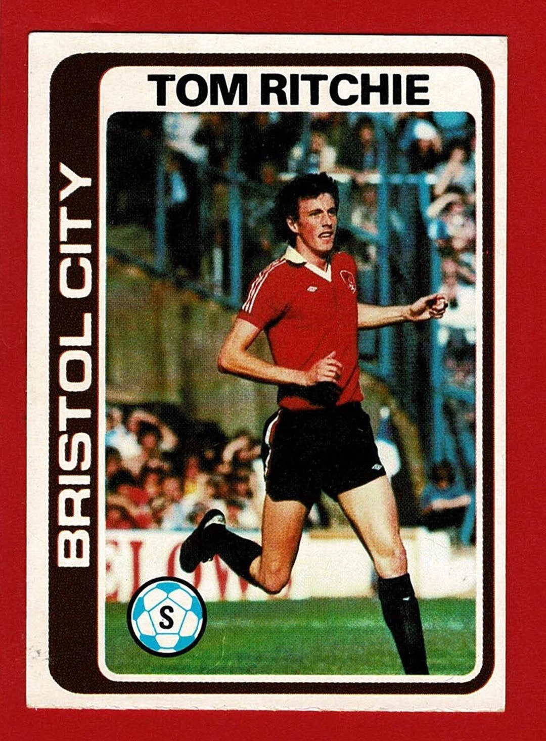 TOM RITCHIE - ORIGINAL 1979 Footballer Gum Card - Bristol City Football ...