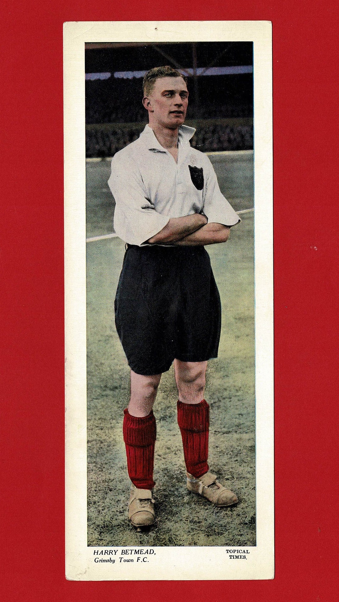 GRIMSBY TOWN F.C. 1930's FOOTBALL Cards Large Original Vintage Cards ...