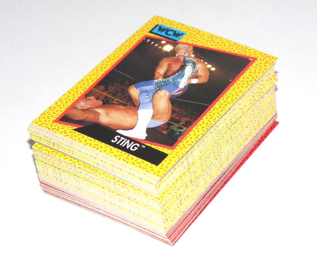 1991 WCW WRESTLING TRADING Cards - 89x Impel World Championship ...