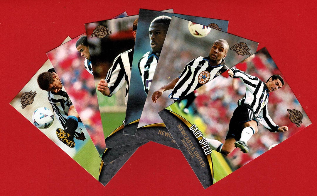 NEWCASTLE UNITED Football Club Trading Cards - Original 1996/97 Merlin ...
