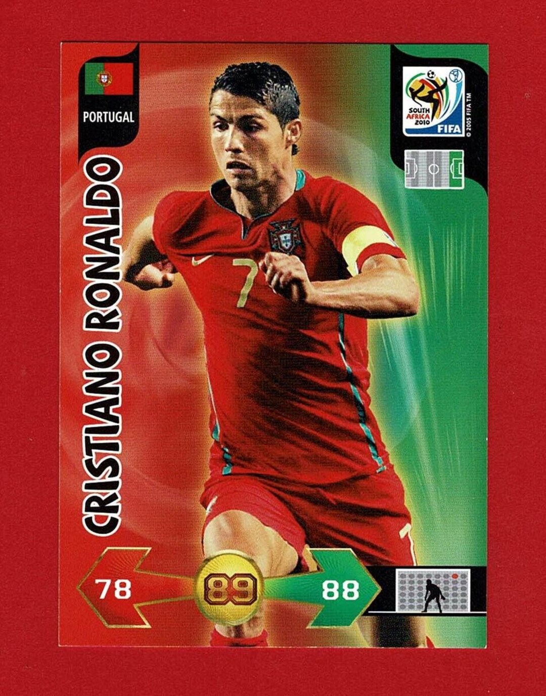 CRISTIANO RONALDO - ORIGINAL Footballer Trading Card - Portugal ...