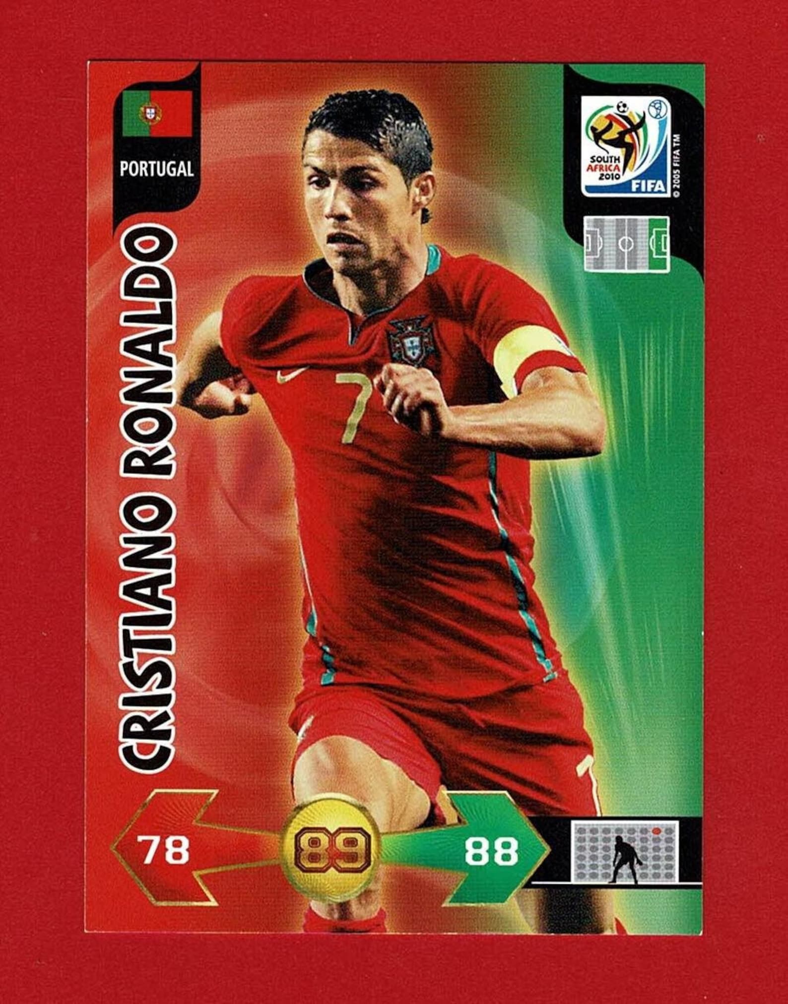 CRISTIANO RONALDO ORIGINAL Footballer Trading Card Portugal ...