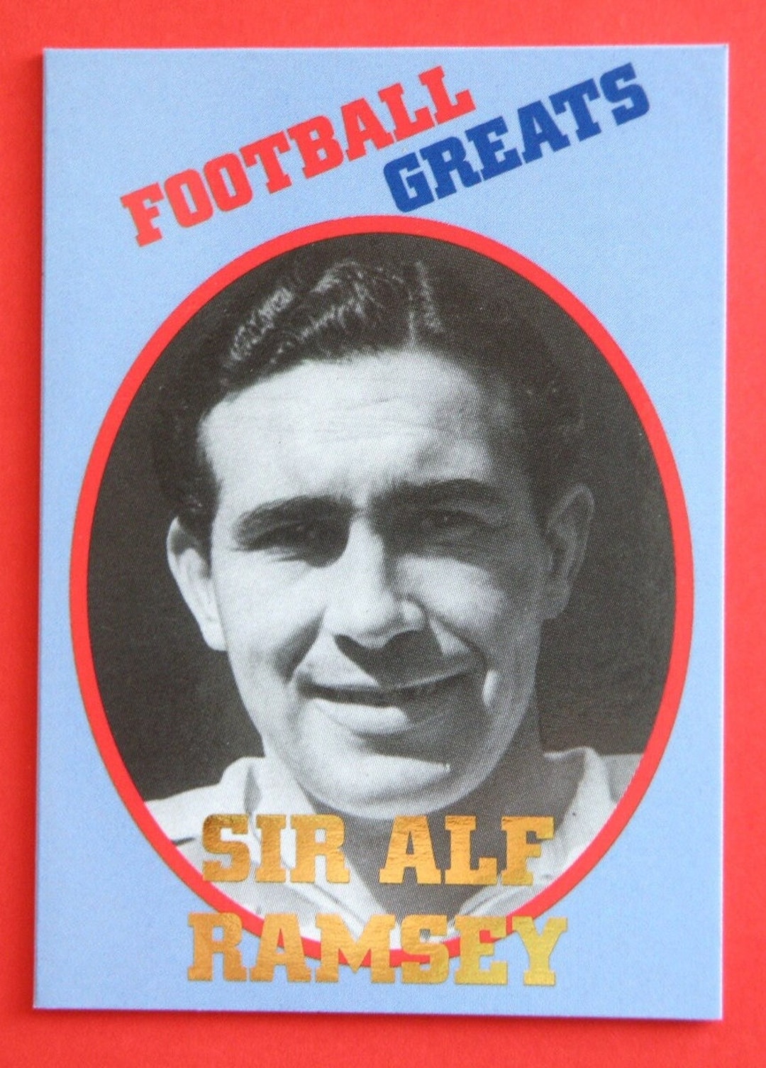 SIR ALF RAMSEY - Original 1990's Football Card - 'football Greats' by ...
