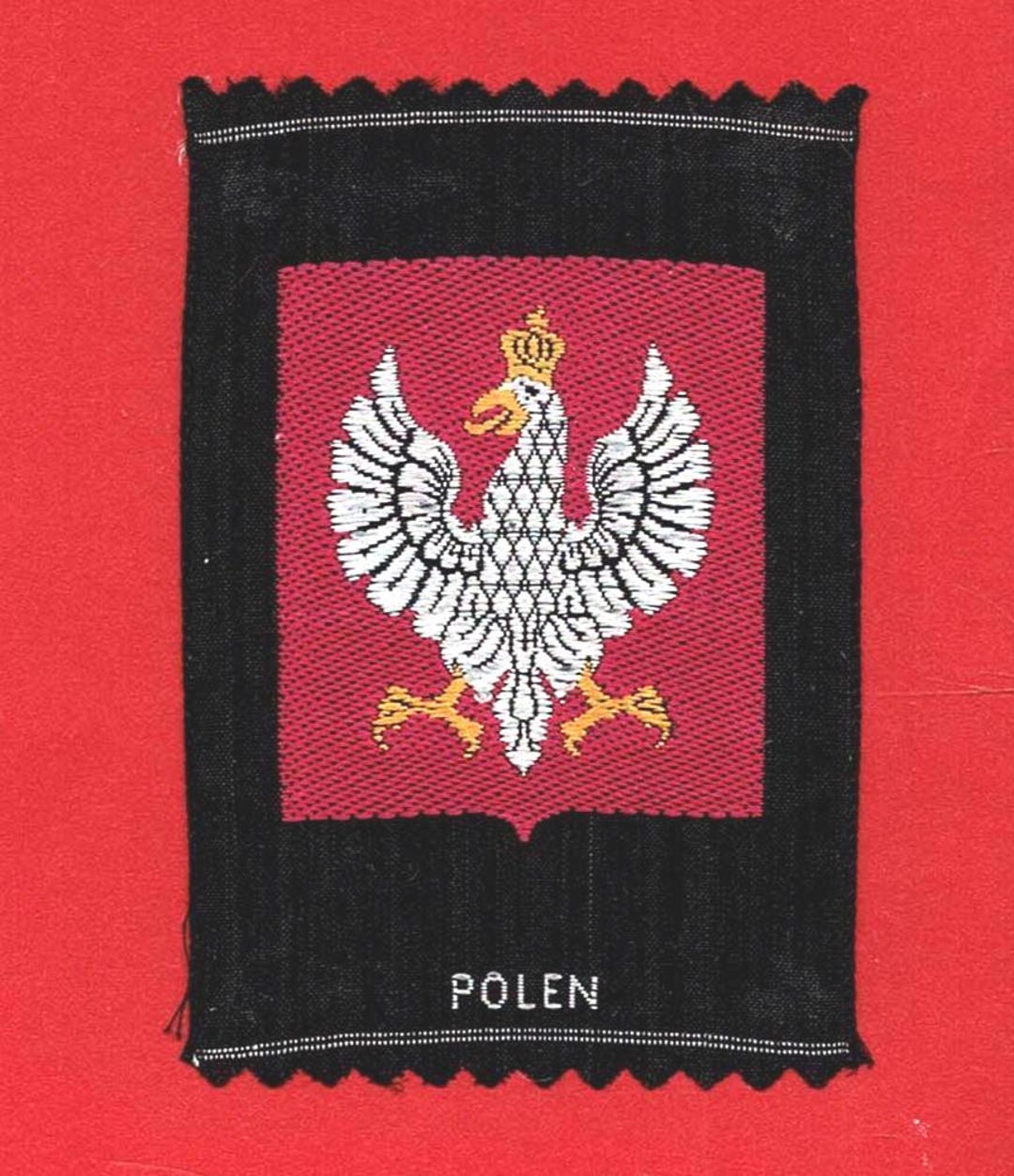 POLAND - 1930 SILK Flag - National Arms - Cigarette Tobacco Card ...