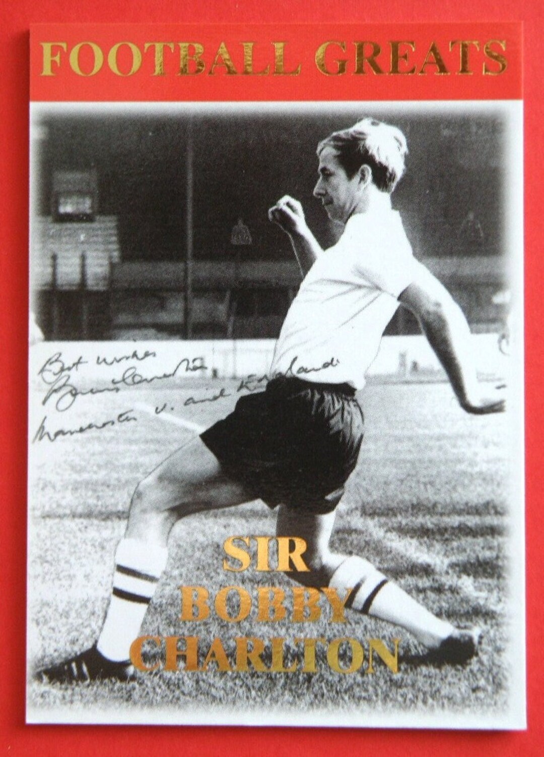 SIR BOBBY CHARLTON Original 1990's Football Card 'football Greats' by ...