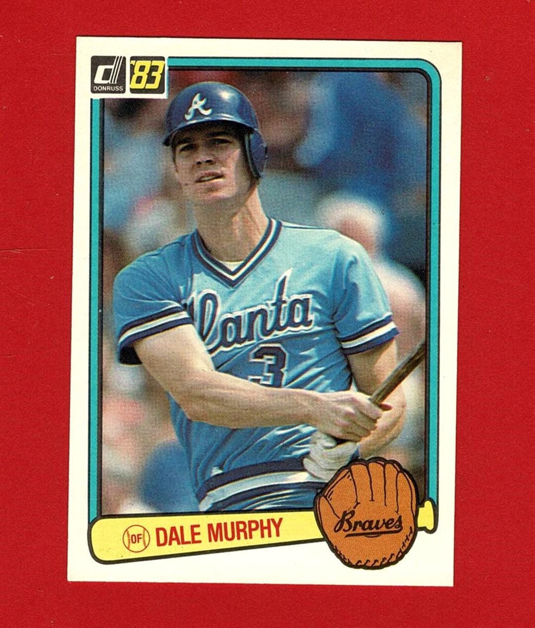 DALE MURPHY - BASEBALL Trading Card - Atlanta Braves - Donruss 1983 M.L ...